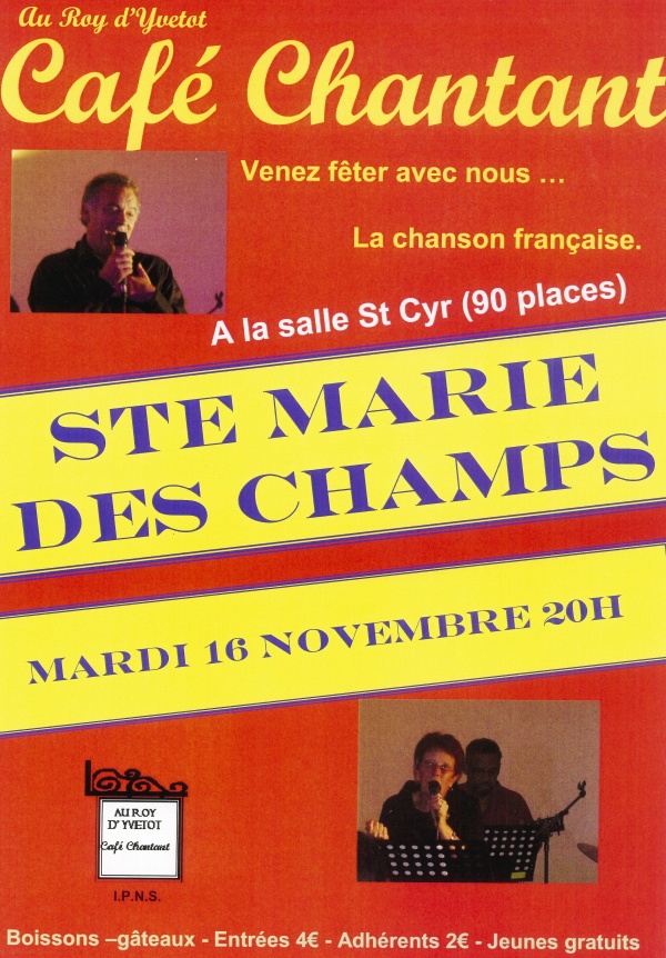"Café chantant" à Sainte Marie des Champs - Sainte Marie des Champs